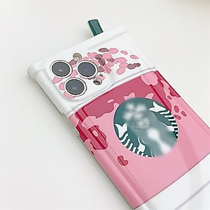 YOUWUMA for iPhone 13 Pro Max Case Cute Soft Shockproof 3D Cartoon Funny Unique Kawaii Milk Coffee Tea Cup Phone Protective Phone Cover for Women Girls (Pink)