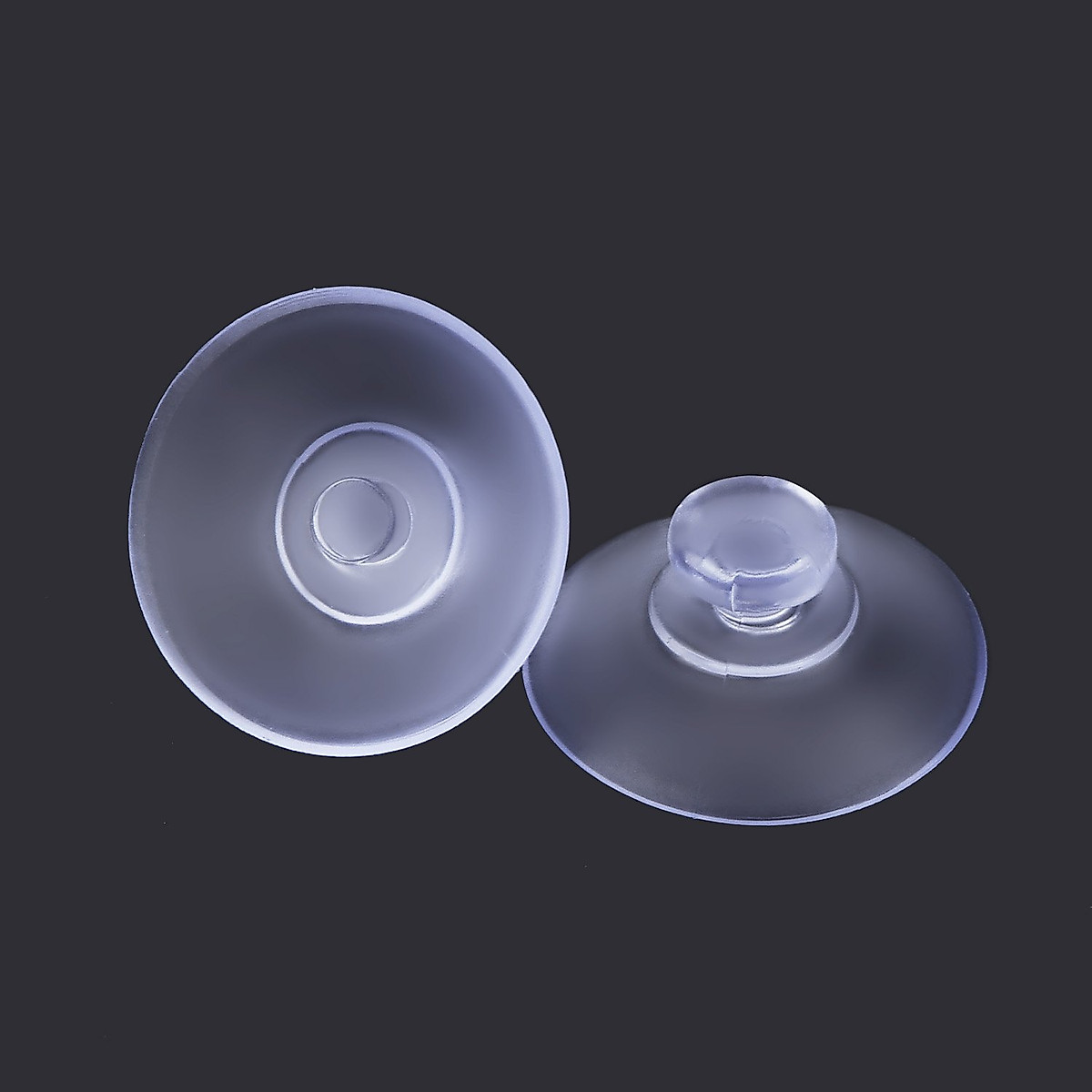 Outus Small Clear Plastic Suction Cup Without Hooks -20 mm -20 Packs