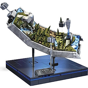 MEGA Halo Infinite Toy Building Set, Forerunner Ring Installation with 301 Pieces and Accessories, 5 Inches Tall, for Collectors