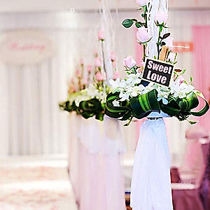 40Pcs 2.36 x 1.58 Inch Wood Mini Chalkboard Clips Wooden Blackboard Clips Photo Price Chalk Board Message Board Tag Signs with Pegs for Memo,Note Taking,Food Label,Wedding Table Number Place Card