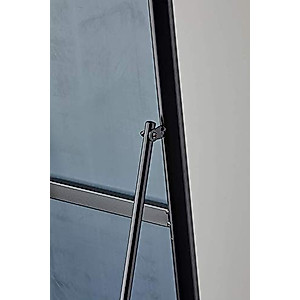 Adesso WK1113-12 Albert Floor Mirror, Black