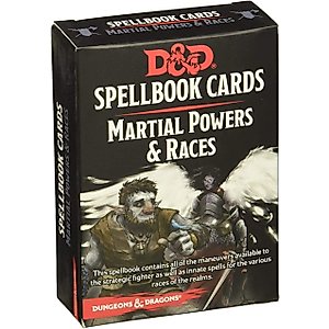 Dungeons & Dragons: Spell Book Cards: Martial Deck Card Game (8 Players)