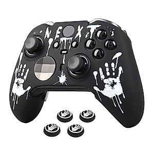 RALAN Glitter Controller Skin for Switch Pro Controller, Anti-Slip Silicone Controller Cover Protector Case
