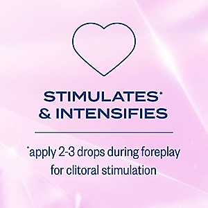 K-Y Intense 0.34 fl oz Adult Toy Friendly Female Pleasure Gel, Arousal Stimulant for Women, Couples Massage Enhancer, Tingling Cooling & Warming, Hormone & Paraben Free, Latex Condom Compatible