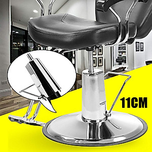 GDAE10 Beauty Equipment - Barber Chair Hydraulic Pump, Adjustable Barber Salon Styling Chair Replacement Lift 4 Screw Chair with Hydraulic Pump, Beauty Chairs for Salon, Black
