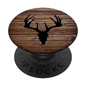 Whitetail Deer Buck Skull Booner Antlers PopSockets PopGrip: Swappable Grip for Phones & Tablets