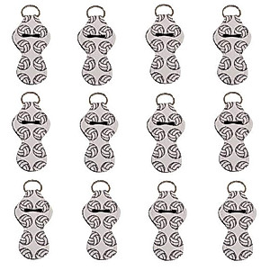 Daisy Lane Gift for Team Player Keychain - Set of 12 (Volleyball)