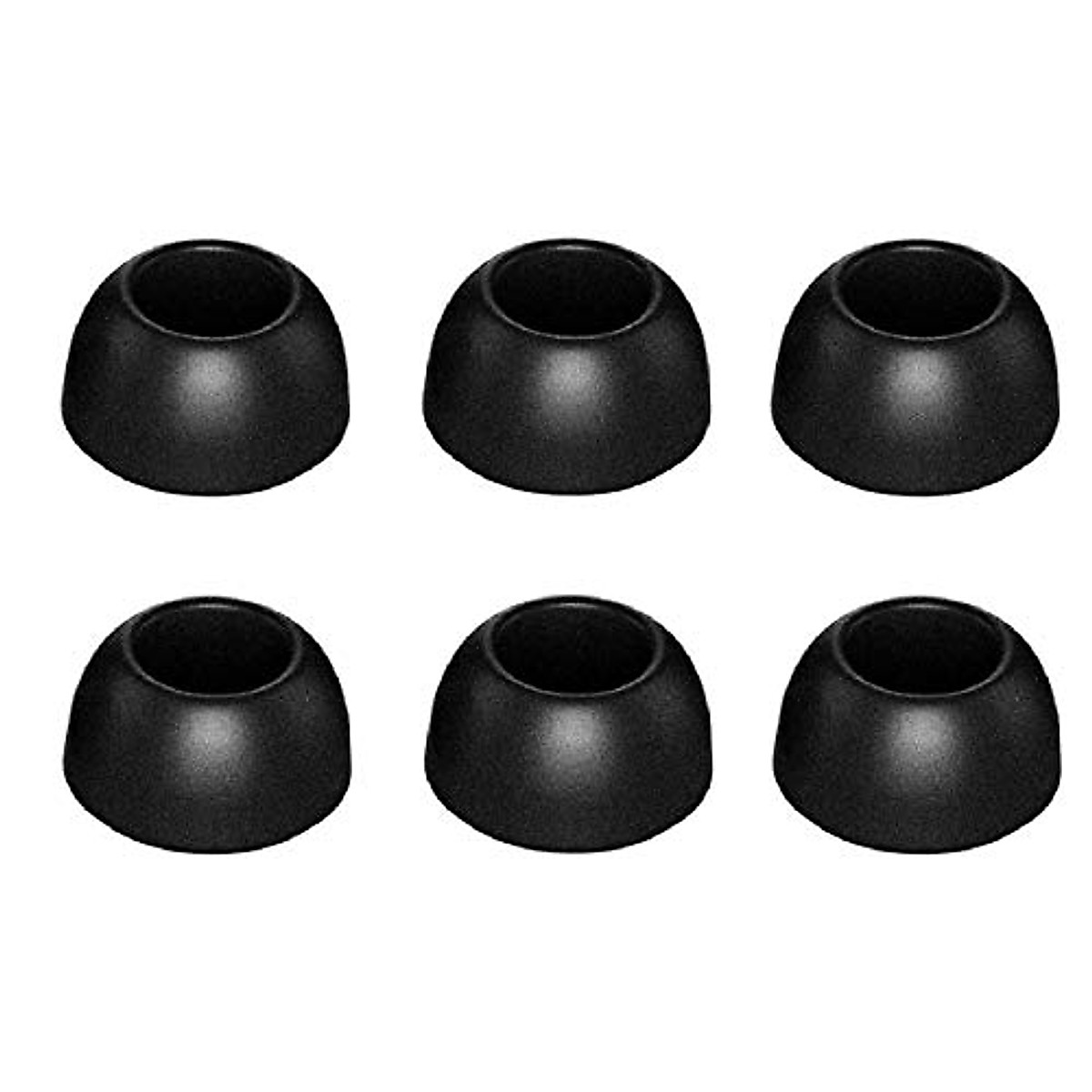 JNSA Memory Foam Ear Tips Compatible with Galaxy Buds,3 Pairs,Small Size,Foam Black S