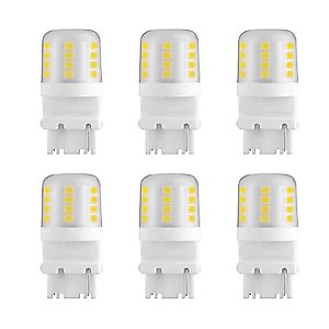Makergroup S8 3156 Wedge Base LED Light Bulbs 12VAC/DC Low Voltage Water Resistant Design for Outdoor Landscape Lighting Pathway Driveway Lights 4W Warm White 2700K-3000K 6-Pack