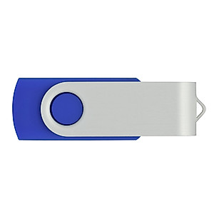VICFUN 10pcs 4GB USB Flash Drive 4G USB 2.0 Flash Memory Stick Foldable Thumb Drives-Blue