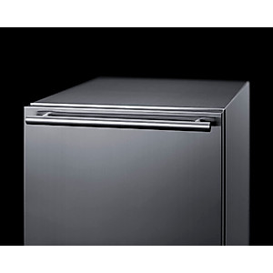 Summit Appliance ADRD18OS 18" Wide ADA Compliant Outdoor 2-Drawer All-Refrigerator in Stainless Steel with Panel-Ready Drawer Fronts, Digital Thermostat, Frost-free Defrost, Digital Display