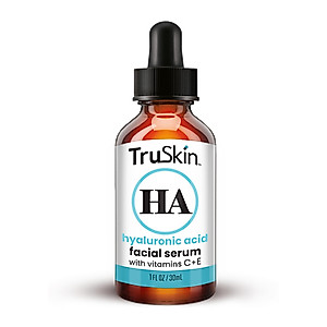 TruSkin Hyaluronic Acid Serum for Face + 7 Ultra Hydrating Ingredients – Best Face Serum for Moisturizing, Plumping Skin & Smoothing the Look of Fine Lines, 1 fl oz