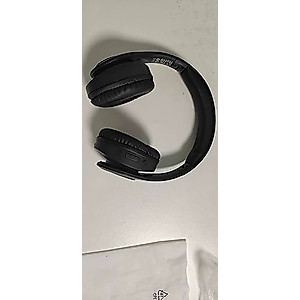 TUINYO Wireless Headphones Over Ear, Bluetooth Headphones with Microphone, Foldable Stereo Wireless Headsetfor Travel Work TV PC Cellphone-Black