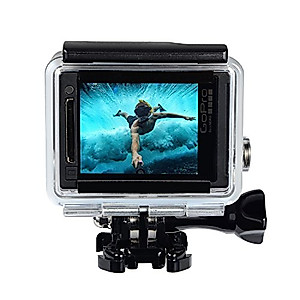 Suptig Replacement Waterproof Case Protective Housing for GoPro Hero 4, Hero 3+, Hero3 Outside Sport Camera for Underwater Use - Water Resistant up to 147ft (45m)
