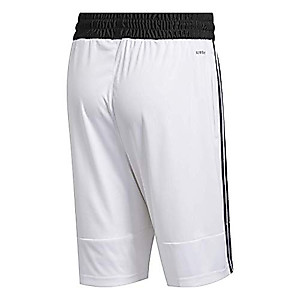 adidas Men's 3g Speed X Shorts, White/Black/Black, X-Large