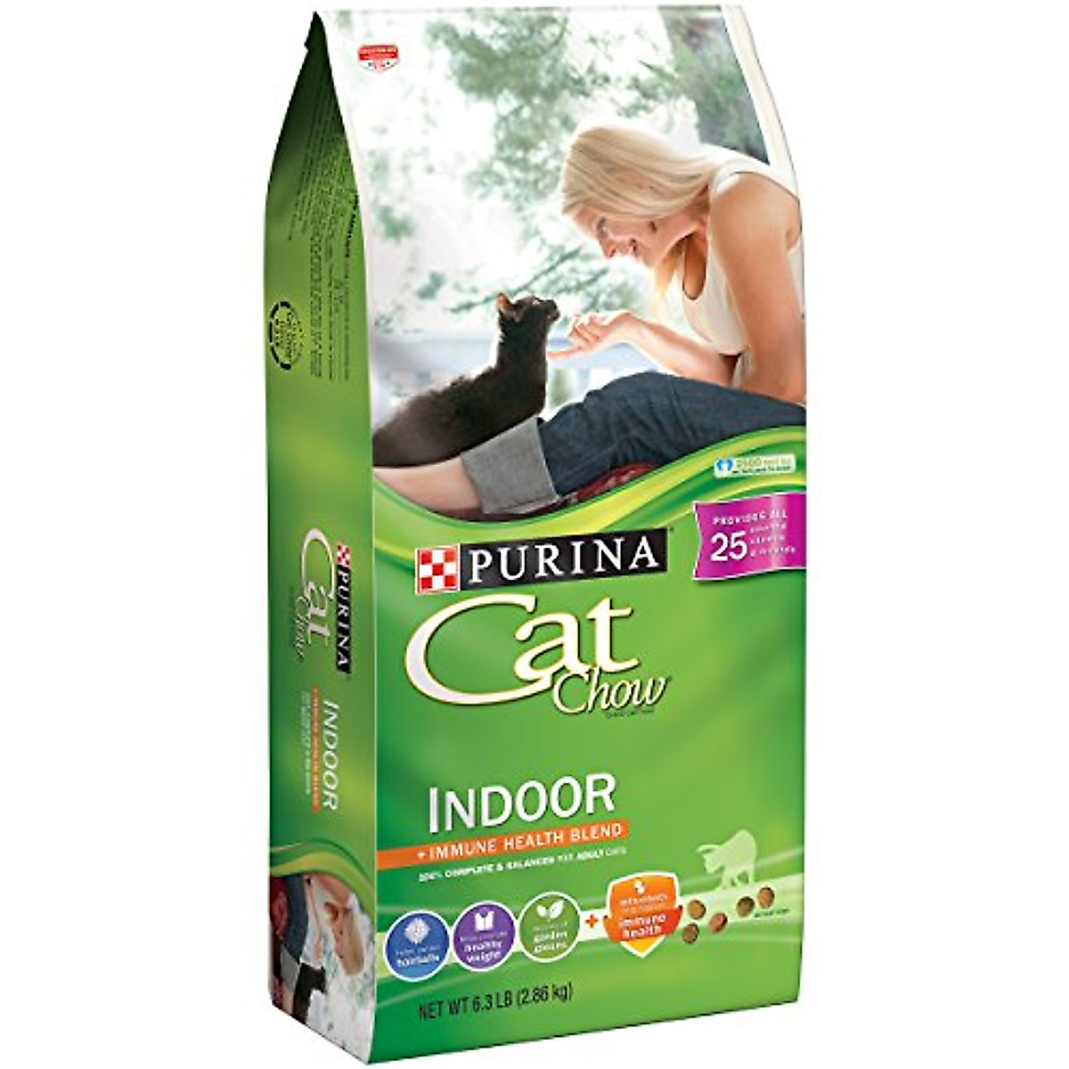 Purina Cat Chow Indoor Dry Cat Food, Hairball + Healthy Weight - 6.3 lb. Bag