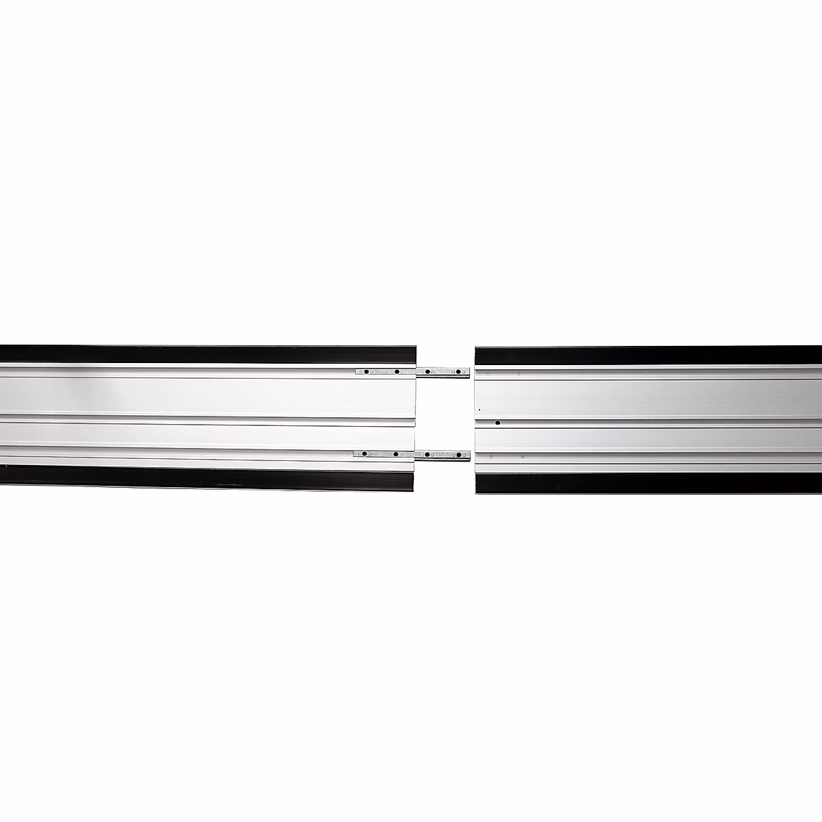 Milescraft 1408 Guide Rails – 55 Inch Rail Extensions for Milescraft 1409 Track Saw Guide. Extend Range to Over 8 Feet. All-Aluminum Construction. Includes 4 Rail Connectors