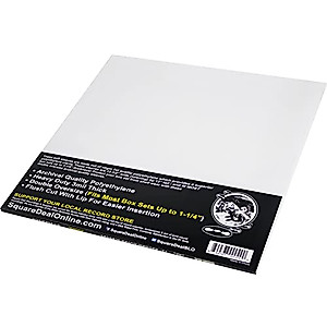 (25) 12" Double Oversize Record Outer Sleeves - Fits Most Box Sets up to 1.25" - Archival Quality Virgin Heavy Duty 3mil Thick Polyethylene #12SE03DO