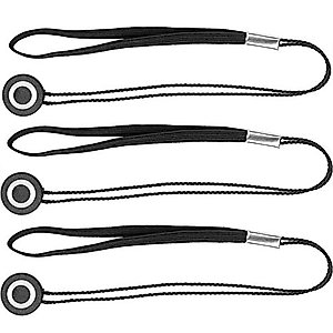 ChromLives Lens Cap Leash Lens Cap Keeper Holder Prevent Lens Cap Lost Compatible with DSLR SLR Camera Canon/Nikon/Sony/Panasonic/Fujifilm Camera and More (3Pack)