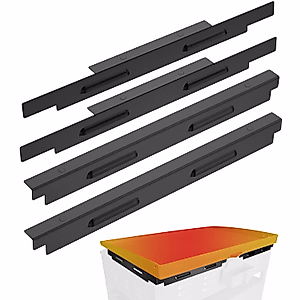 Wind Guards for Blackstone 36 inch Griddle, Magnetic Wind Screens, Blackstone Griddle Accessories, Fit with Hood, Rear Grease Cup and Side Shelf, Heat Shield for Side Table, Grilling Gifts, Black