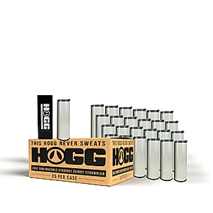 Hogg 20oz Sublimation Glow in the Dark Tumbler Case (25 Units) - Strawbler, Glow in the Dark Sublimation Tumblers 20 oz, Blank Tumblers in Bulk, Glows After Exposure to Light - Green Tumbler