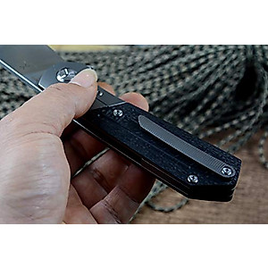 TWOSUN TS223 M390 Blade Titanium Carbon Fiber Handle Frame Lock Gift Collection Folding Knives