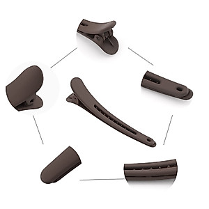 YISSION 12 PCS Hair Clips for Styling Sectioning, 3.1 Inch Matte Alligator No Crease Duck Billed Hair Clips, Hair Barrettes and Styling Accessories for Women Girls