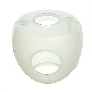 Dreambaby EZY-Fit Door Knob Child Proof Safety Covers - Fits Most Standard Doorknobs - Suitable for Push & Twist Locks - White - 3 Pack - Model L908