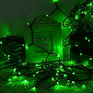 Solar Christmas Lights, 72ft 200 LED Solar String Lights with 8 Modes, Waterproof Outdoor Christmas String Lights for Patio, Garden, Party, Fence, Tree, Holiday, Wedding Christmas Decorations (Green)