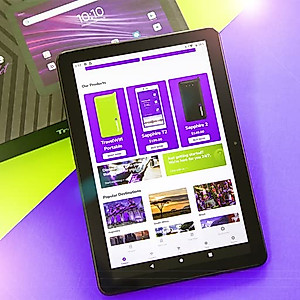 TravelWifi Sapphire Tablet Mobile Hotspot, 10.1" Full HD Touch Screen, Portable WiFi Hotspot for Travel in 130+ Countries, Preloaded 3GB Free Global Data, CloudSIM Technology