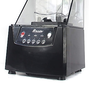 110V Professional Countertop Blender 2200W High Power Quiet Blender for Shakes and Smoothies, 1.8L Soundproof Blender with Shield Quiet Sound Enclosure, Commercial Heavy Duty Blender for Ice Crushing