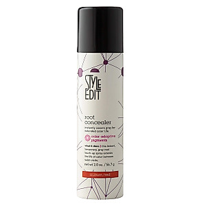 Style Edit Root Concealer Touch Up Spray | Instantly Covers Grey Roots | Professional Salon Quality Cover Up Hair Products for Women |Auburn/Red 2 Ounce (Pack of 1)