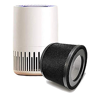Nispira True HEPA Replacement Filter for Air Purifier, Compatible with Tao Tronics TT-AP001, 2 Packs
