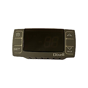 New Dixell Model: XR06CX (for Refrigerators) Digital Temperature Control Panel Thermostat with 2 Temperature Sensor Probes Included 120v / Technician Ready by Xiltek Gray