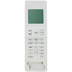 YING RAY Replacement for Fujitsu Air Conditioner Remote Control AR-REG1U ARREG1U AGU9RLF AGU12RLF AGU15RLF ASU7RLF1 ASU9RLF1 ASU12RLF1 ASU15RLF1 Display in Both Fahrenheit and Celsius