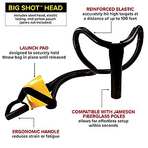 Jameson BIGSHOT SLING SHOT THROWLINE LAUNCHER ARBORIST TWO 4' POLES ARBORIST