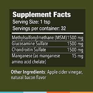 NUSENTIA Joint Health Supplement for Dogs, RJX Powder (144 G) - Extra Strength Glucosamine, Chondroitin, MSM