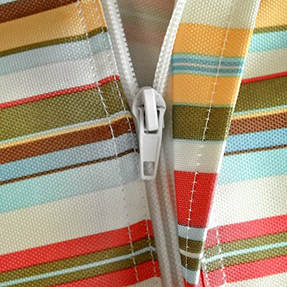 DII Summer Stripe Outdoor Collection Tabletop, Tablecloth, 60x84" w/Zipper (CAMZ34858)