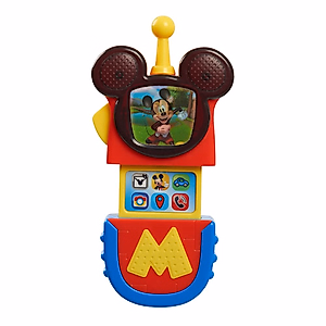 Disney Junior Mickey Mouse Funhouse Communicator with Lights and Sounds, Officially Licensed Kids Toys for Ages 3 Up by Just Play