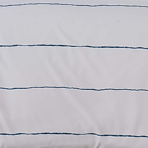 City Scene - Twin Duvet Cover Set, Smooth Bedding with Matching Sham, Modern Home Decor (Tideline Navy, Twin)