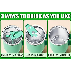 Fimibuke 40 oz Tumbler with Handle & Carrier Bag, Stainless Steel Insulated Cup with Lid & Straw & Purse Pouch Phone Pocket, Gym Water Bottle Cupholder Friendly Women Men Travel Mug with Sleeve Holder