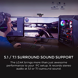 AVerMedia GC573 Live Gamer 4K Internal Capture Card: 4K60 HDR10 Streaming and Recording with Ultra-Low Latency for PS5, Xbox Series X/S, OBS, Twitch, YouTube, Windows 11 - TAA/NDAA Compliant