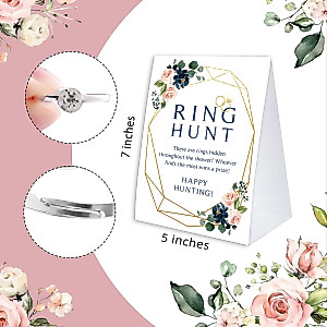 Bridal Shower Ring Game, Ring Hunt Bridal Shower Game 30 fake rings, bridal shower decorations, wedding games, bachelorette party games for guests - RH08
