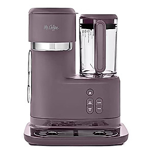 Mr. Coffee Single-Serve 3 in 1 Frappe, Iced, and Hot Coffee Maker and Blender with Reusable Filters, Tumblers, and Recipe Book, Lavender