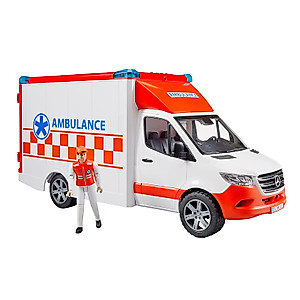 Bruder 02676 MB Sprinter Ambulance with Driver and Light + Sound Module