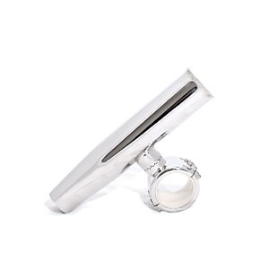 1-1/2” (1.90 ID) Polished Stainless Adjustable CLAMP-ON