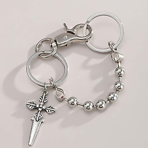 Happyyami 1pc Tassel Chain Body Chains Keychains for Women Car Keychains Keychain Pandent Chain Fashion Trousers Chain Car Key Holder Jean Chains Metal Hip Hop Pants Miss