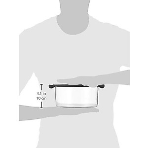 Bodum Hot Pot Bowl with Lid, 85 oz, Black