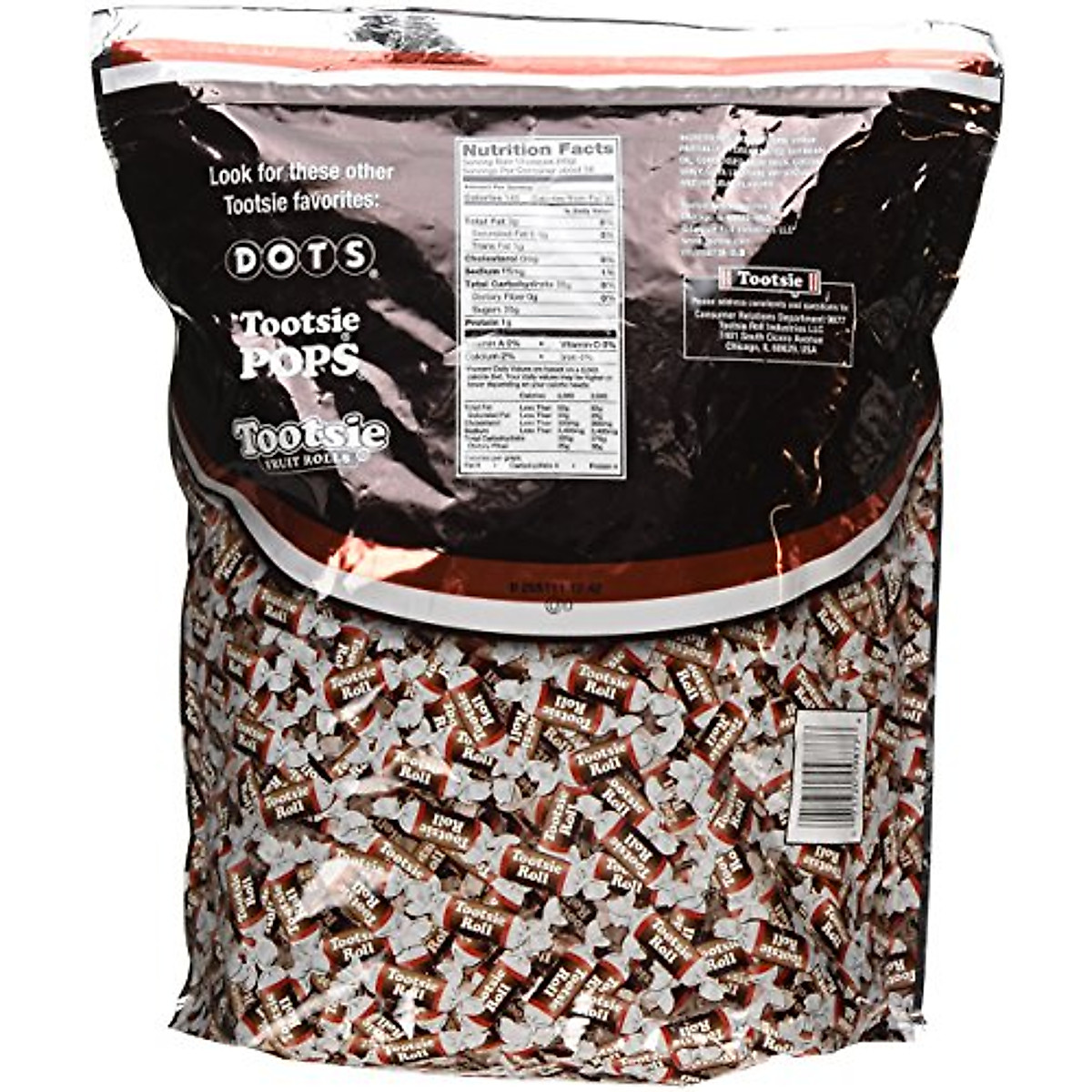 Tootsie Roll Midgees Candy 5 Pound Value Bag 760 Pieces