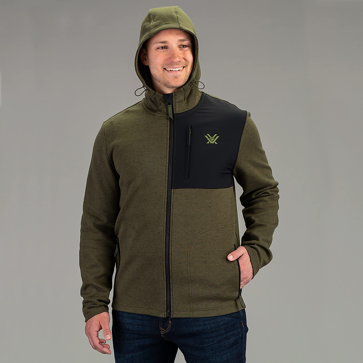 Vortex Optics Horizon Seeker Hoodies (Forest Heather, Large)